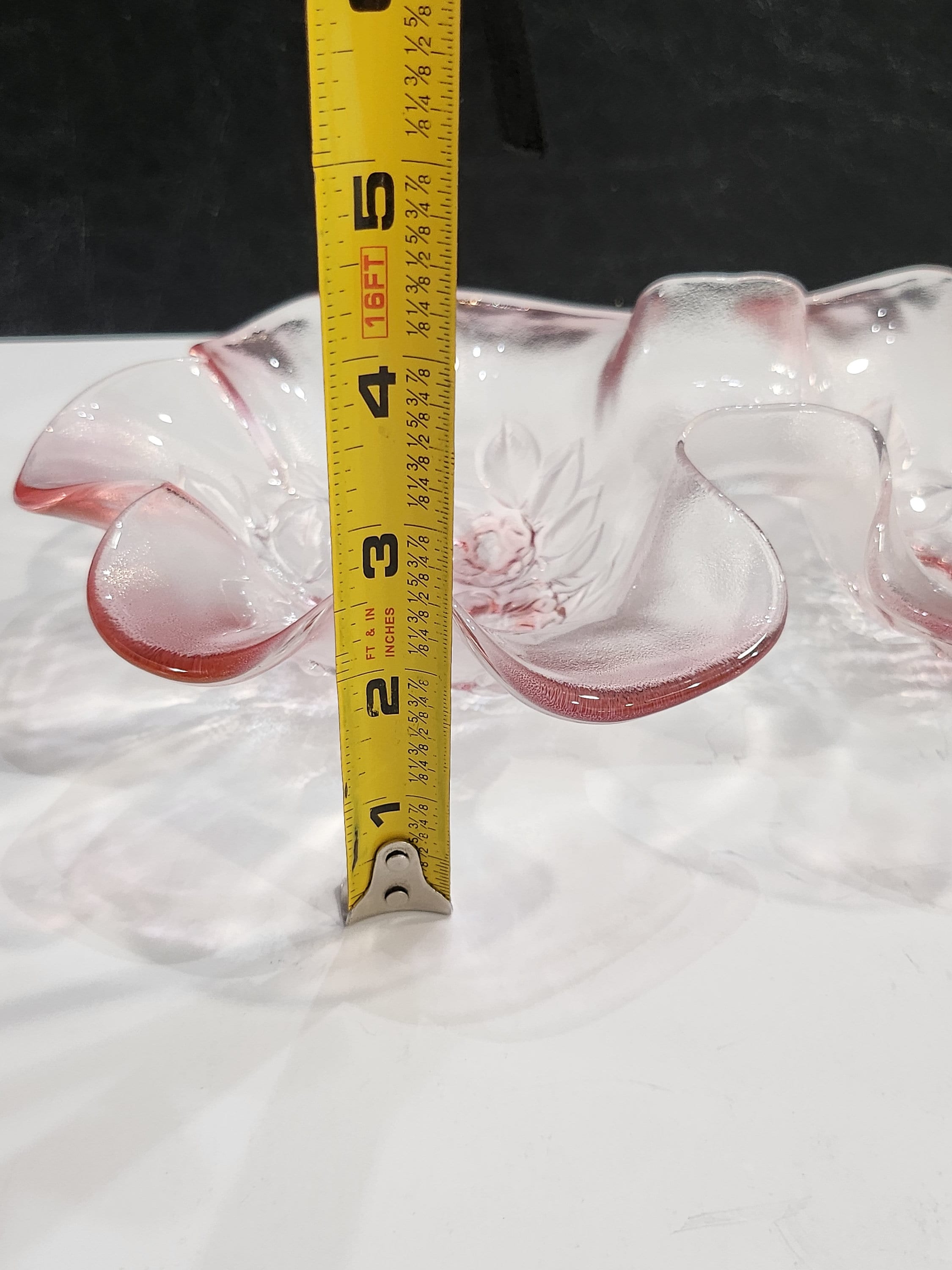 Vintage Mikasa Rosella Ruffle Pink Floral Double Sided Serving Bowl - Etsy