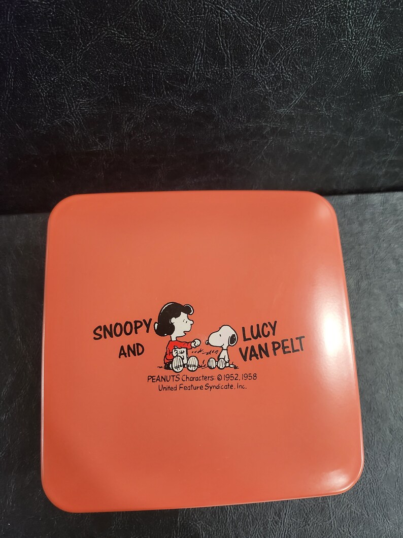 Snoopy and Lucy Van Pelt Stacked Duo Storage Boxes - Etsy