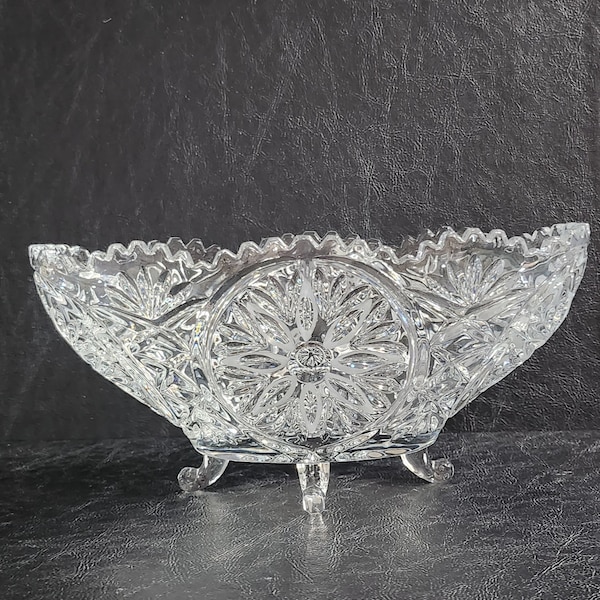 Crystal Oblong Bowl - Etsy