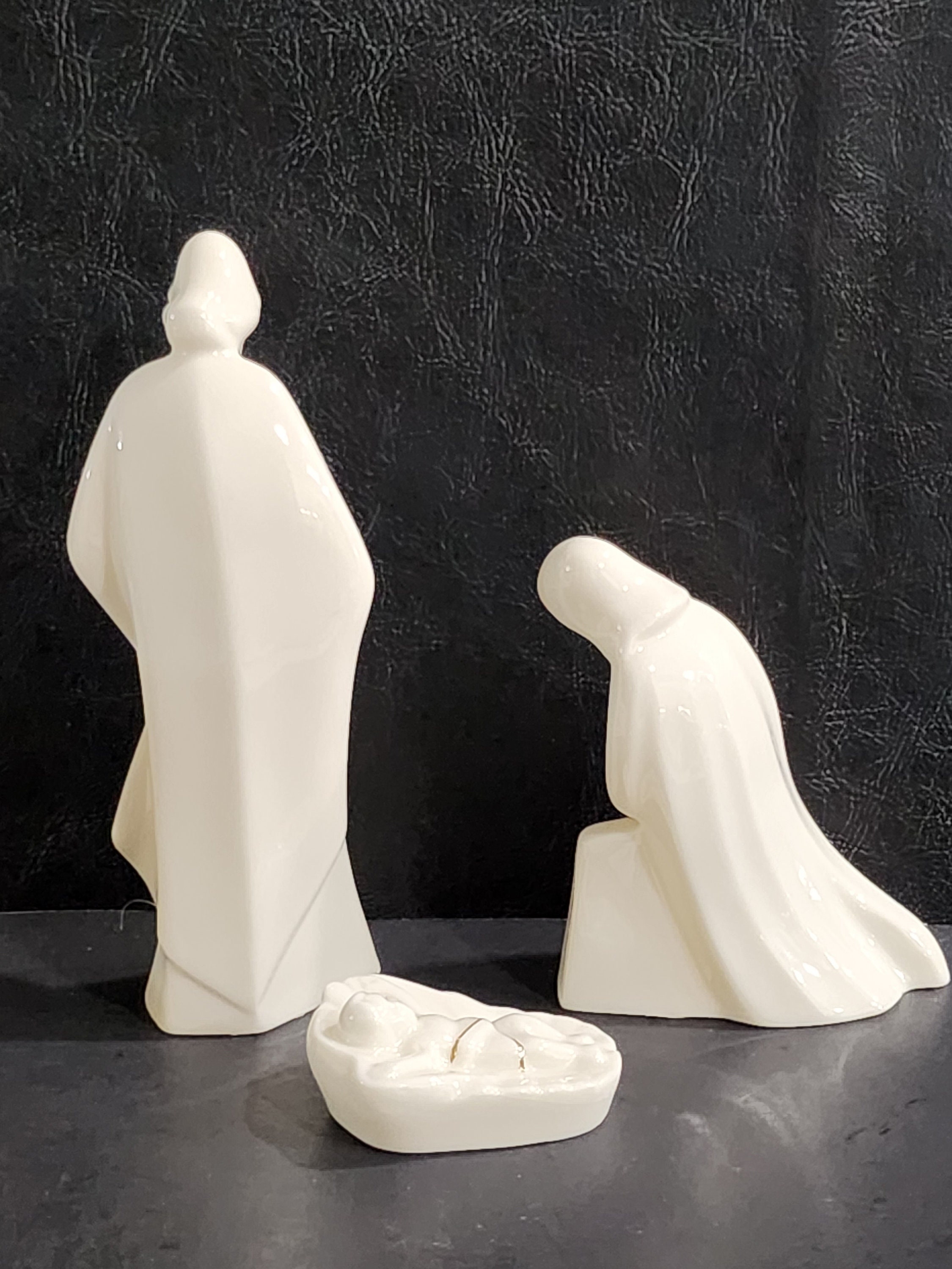 Mikasa Boxed Holy Night Nativity Set 3 Piece Set New in Box - Etsy