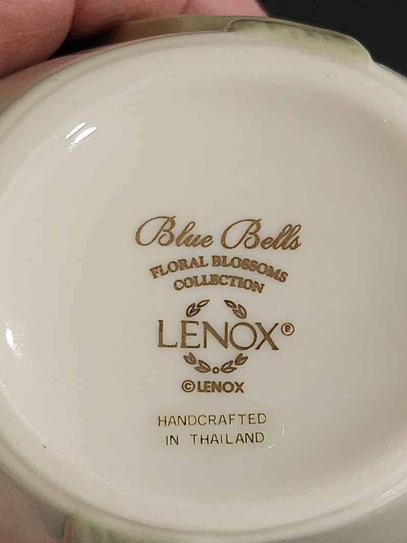 Lenox Blue Bells Floral Blooms Collection Vase 7.5" Tall Art Deco Vase ...