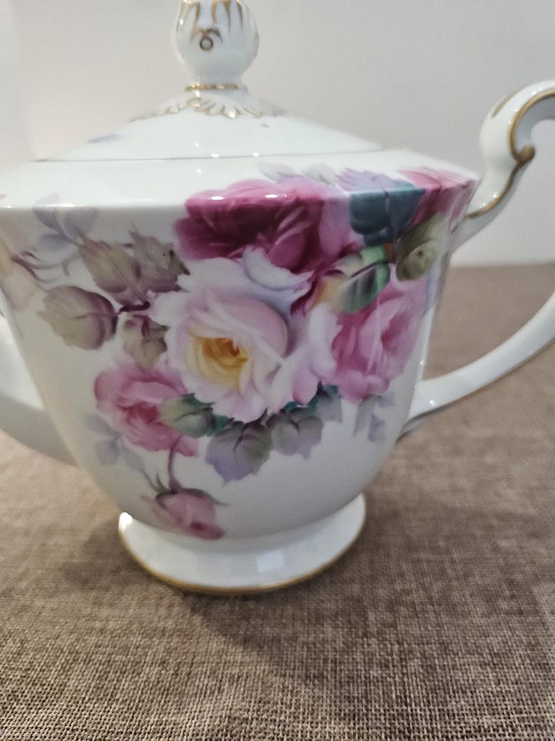 Rare Noritake Japan Circa 1908 Maruki Symbol Large Pink Cabbage Rose ...