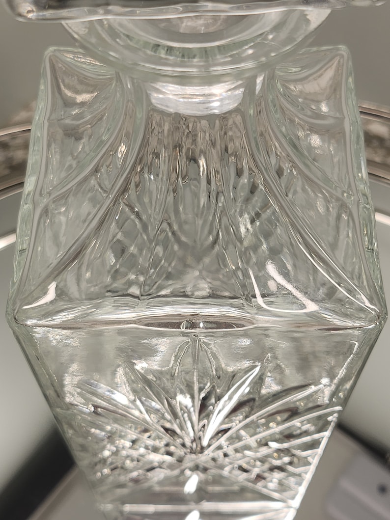 Rare Fine Vintage James Scott Crystal Liquor Decanter Vintage Barware ...