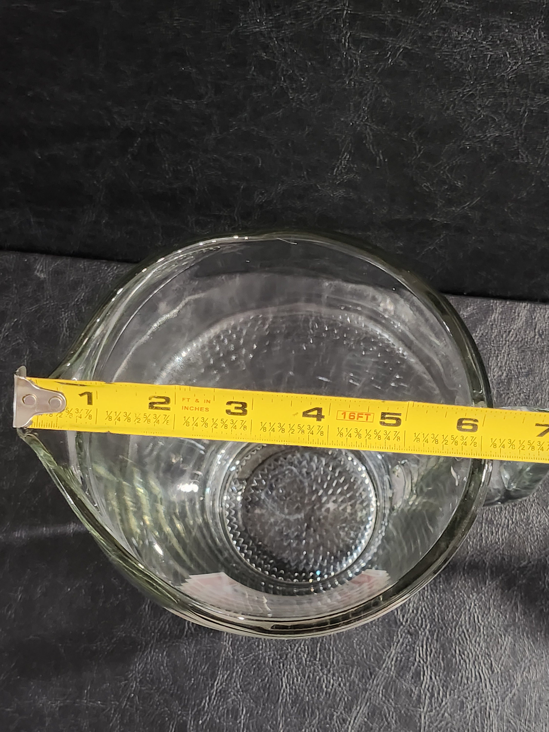 Vintage Heavy Glass Budweiser Beer Pitcher Red White Blue Bud - Etsy