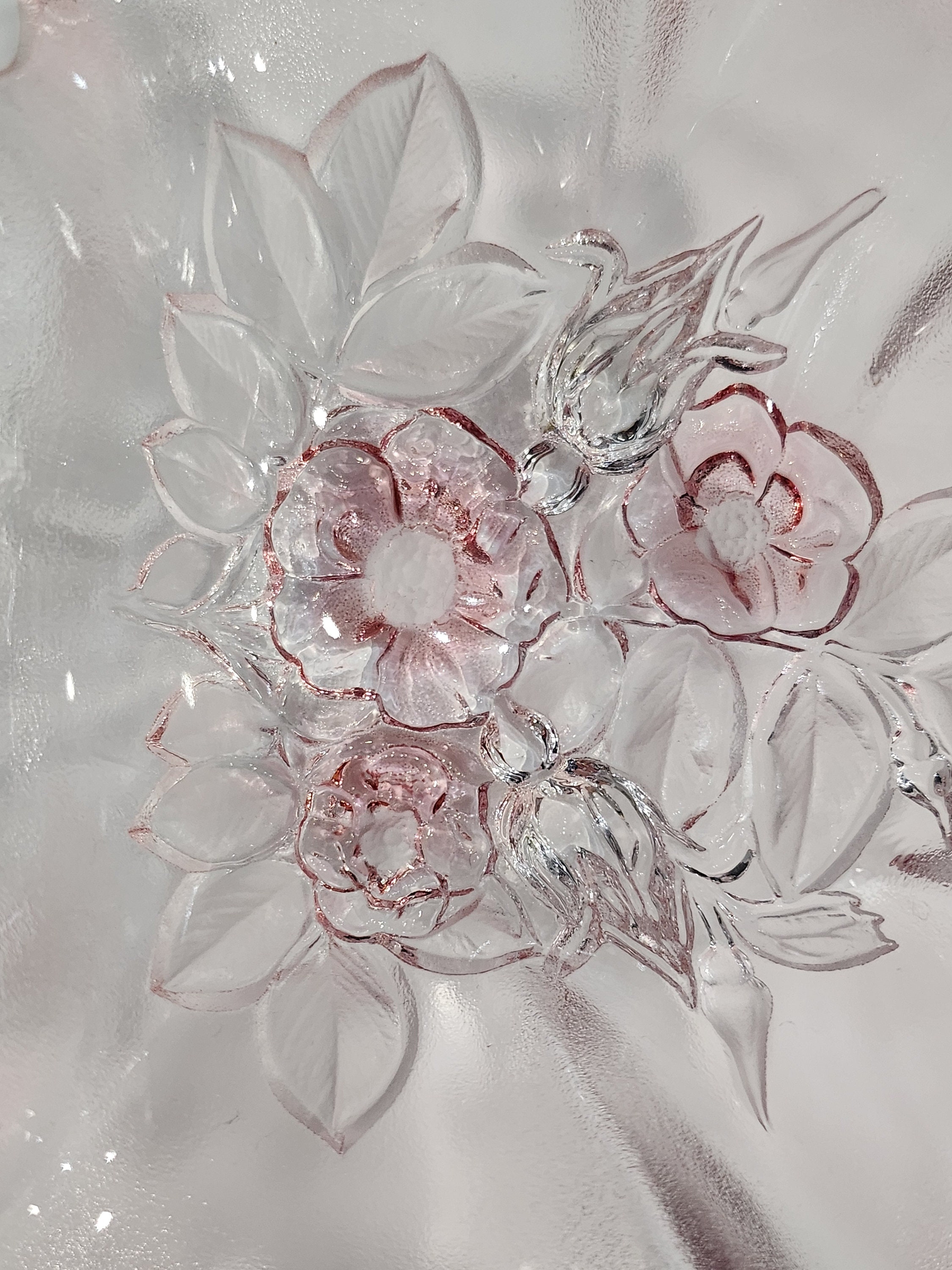 Vintage Mikasa Rosella Ruffle Pink Floral Double Sided Serving Bowl - Etsy