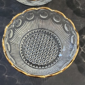 Set of 5 Vintage Bartlett and Collins St Genevieve Manhattan Pattern ...