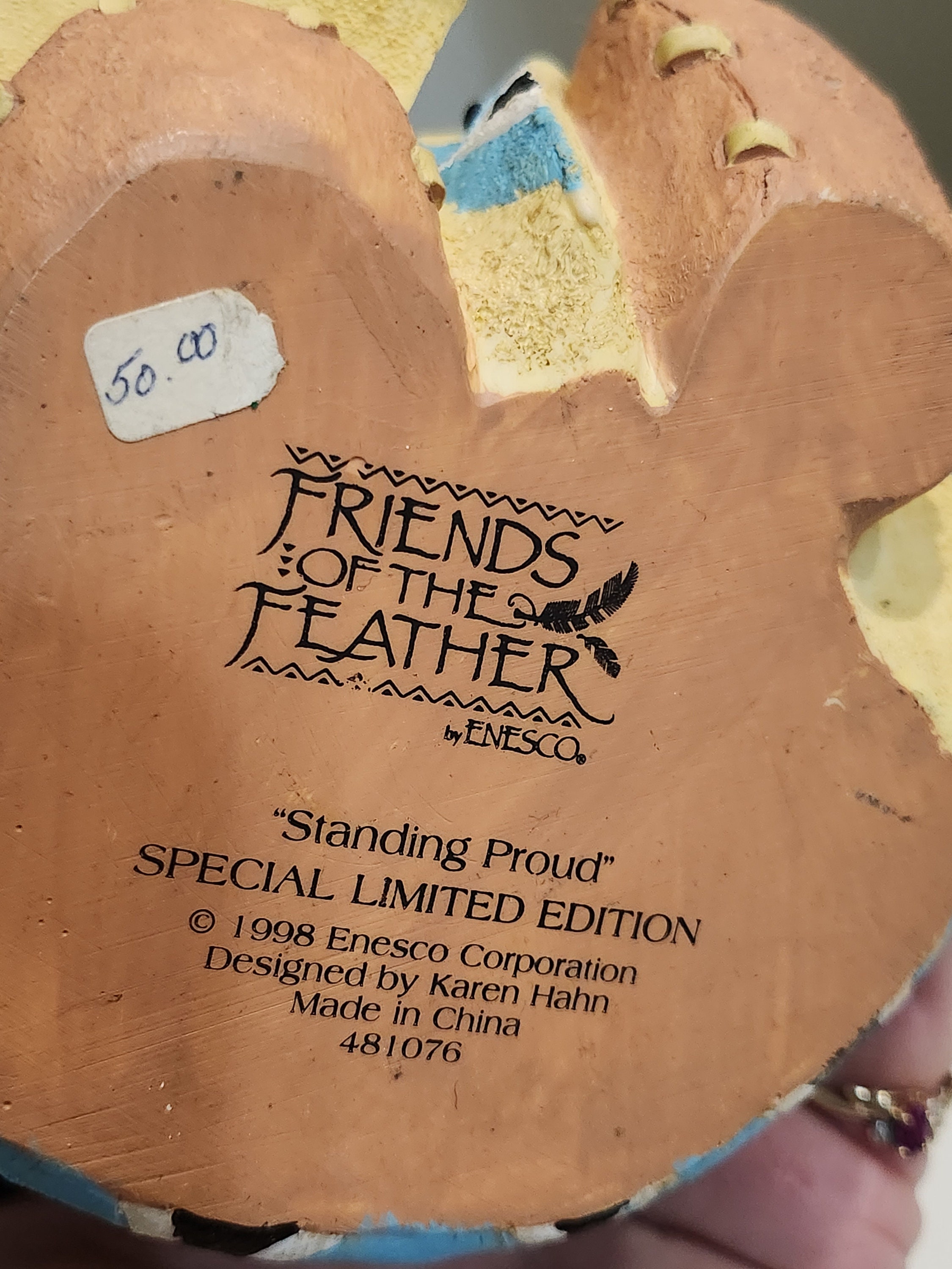 Rare 1998 Enesco "standing Proud" 9 Inch Limited Edition Friends of the ...
