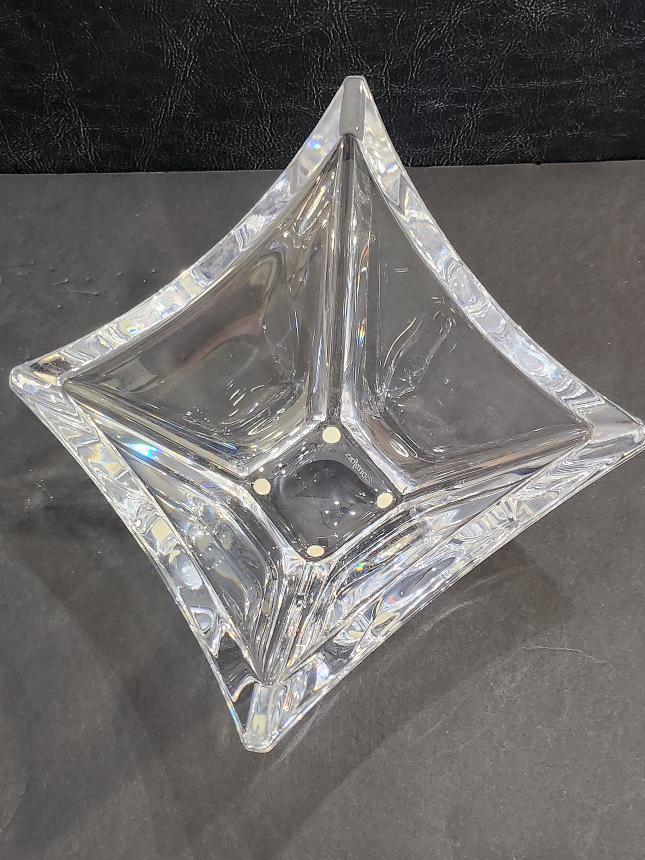 Orrefors Polani's Small Crystal Bowl With Signature - Etsy