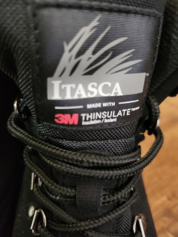 New! Itasca Mens Black Ice Breaker Thinsulate Boots S… - Gem