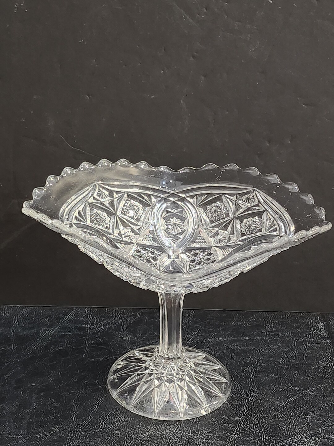 1910 EAPG Bryce Higbee Pedestal Comport/compote Rexford Euclid - Etsy