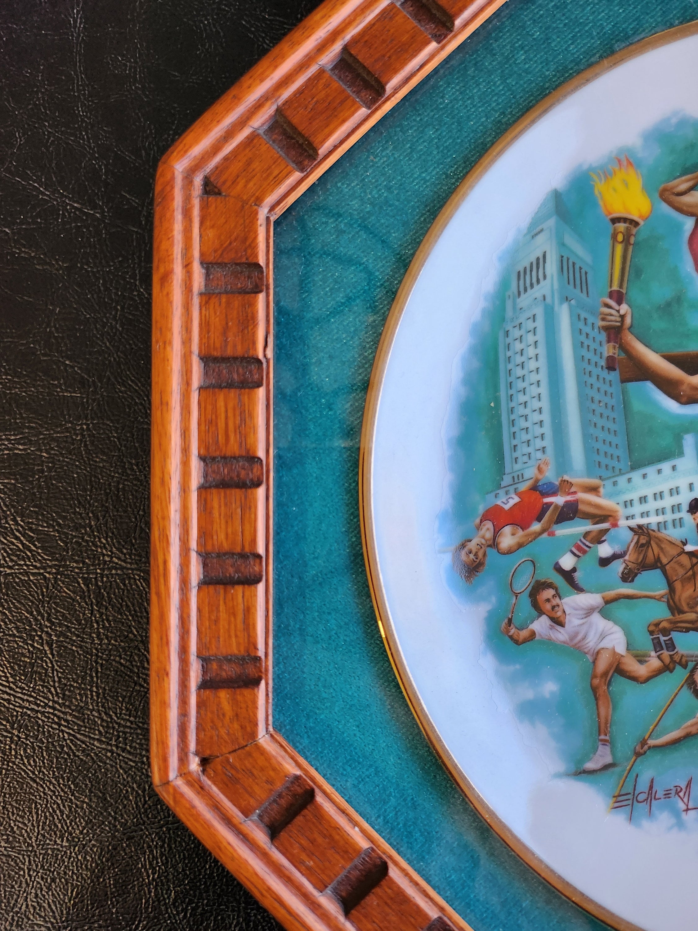 Los Angeles Olympic Games Collector Plate. XX111 Olympiad Tribute - Etsy