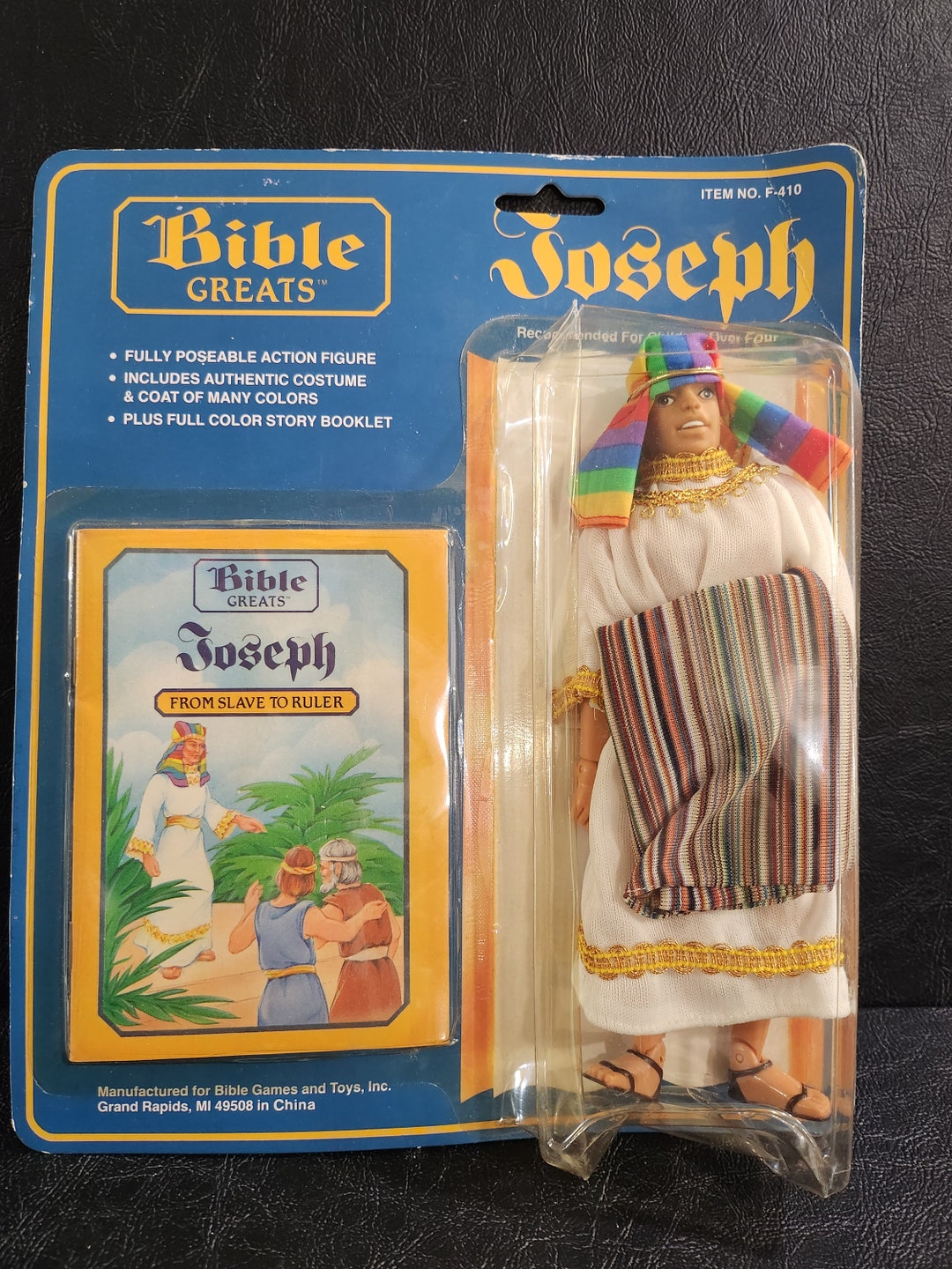 Vintage 1985 Bible Greats 7 1/2 Poseable Joseph Bible Action Figure - Etsy