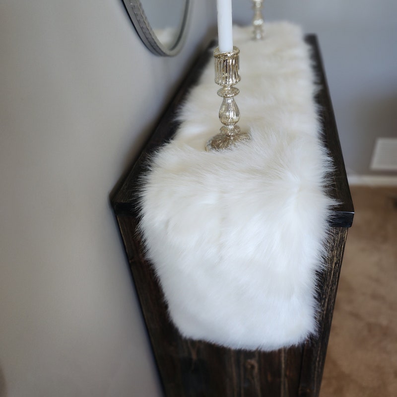 Faux Fur Table Runner - Etsy