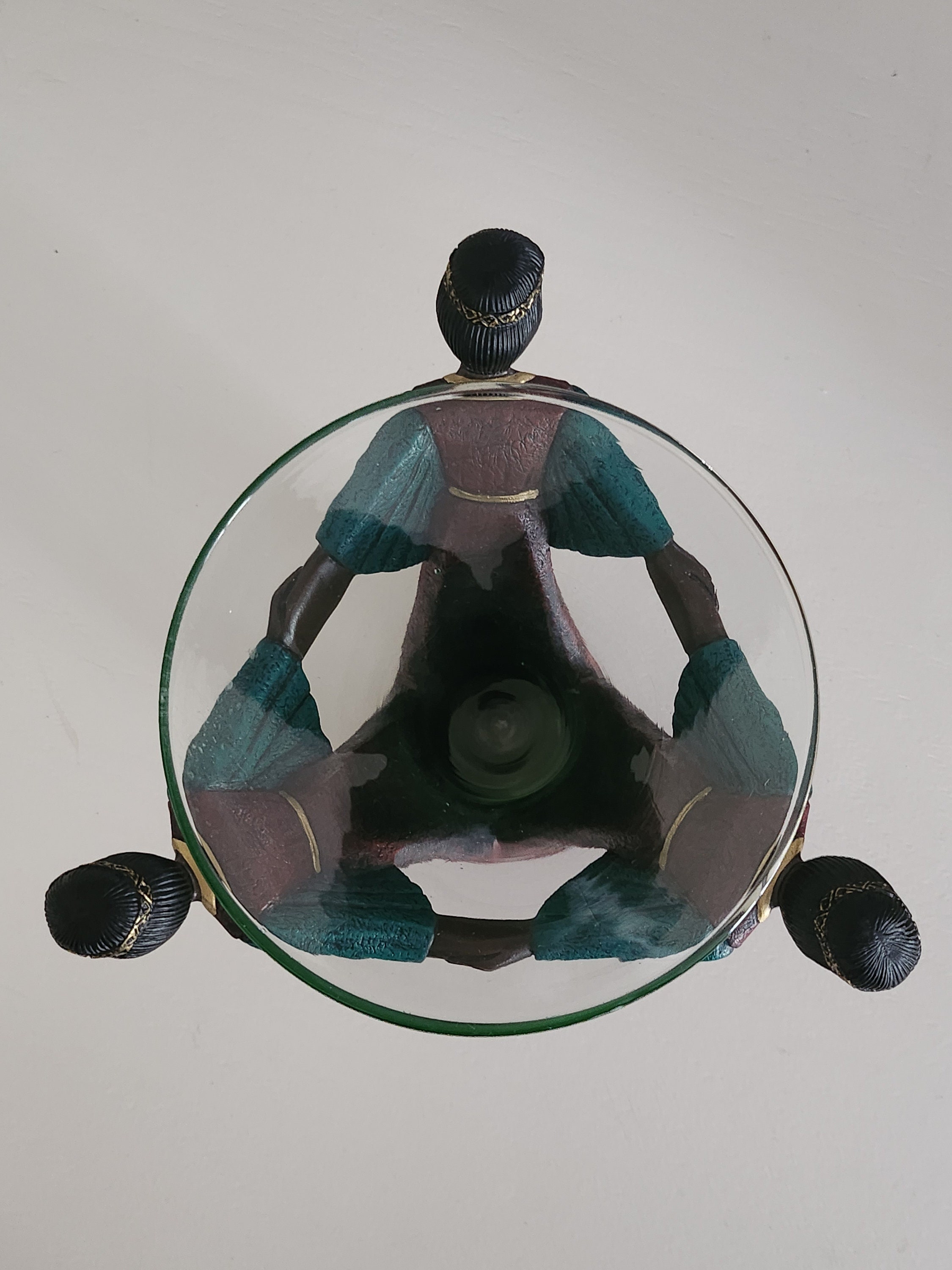 Vintage Ed Van Rosmalen Parastone Mahogany Princess Vase Stand Rare ...