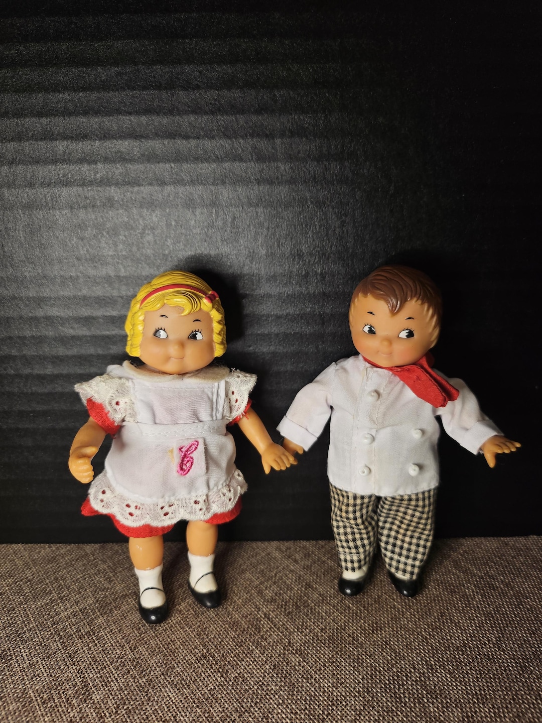 Vintage 1995 Campbell Soup Kids Collectors 5 1/2" Doll Chef Figure Set ...
