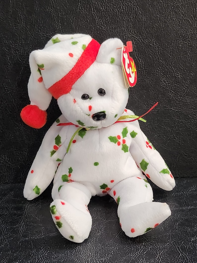 Rare Find Vintage 1998 Ty Beanie Holiday Teddy Bear - Etsy
