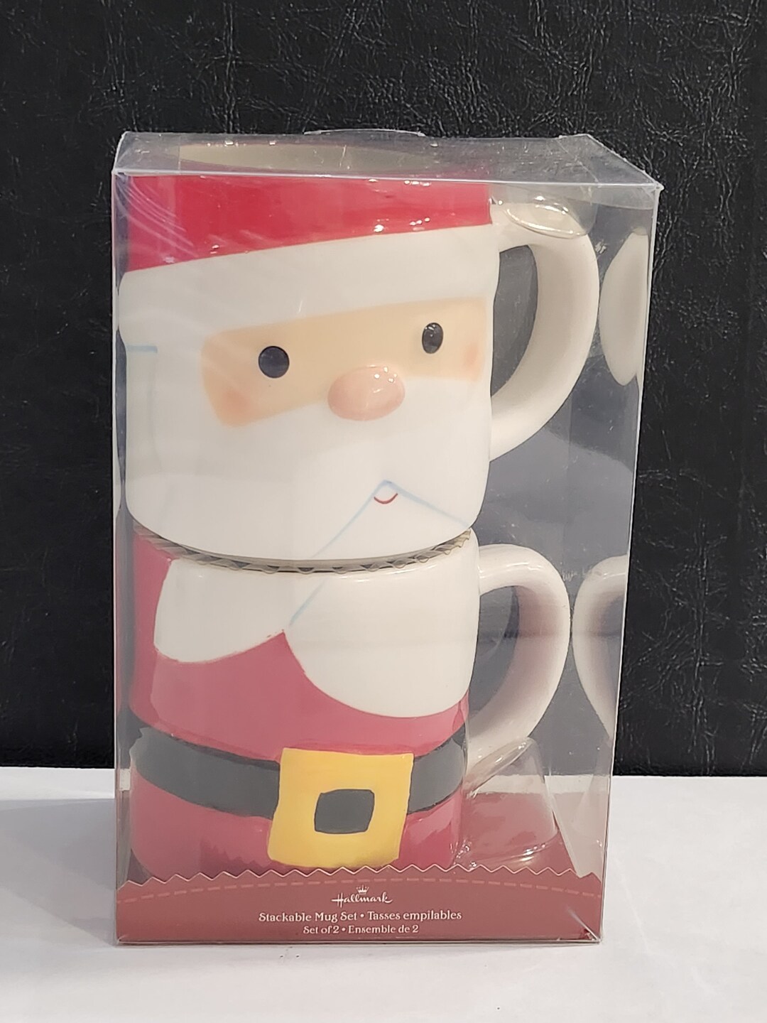 Hallmark Stacking Santa Claus Mug Set Vintage Christmas Mugs - Etsy