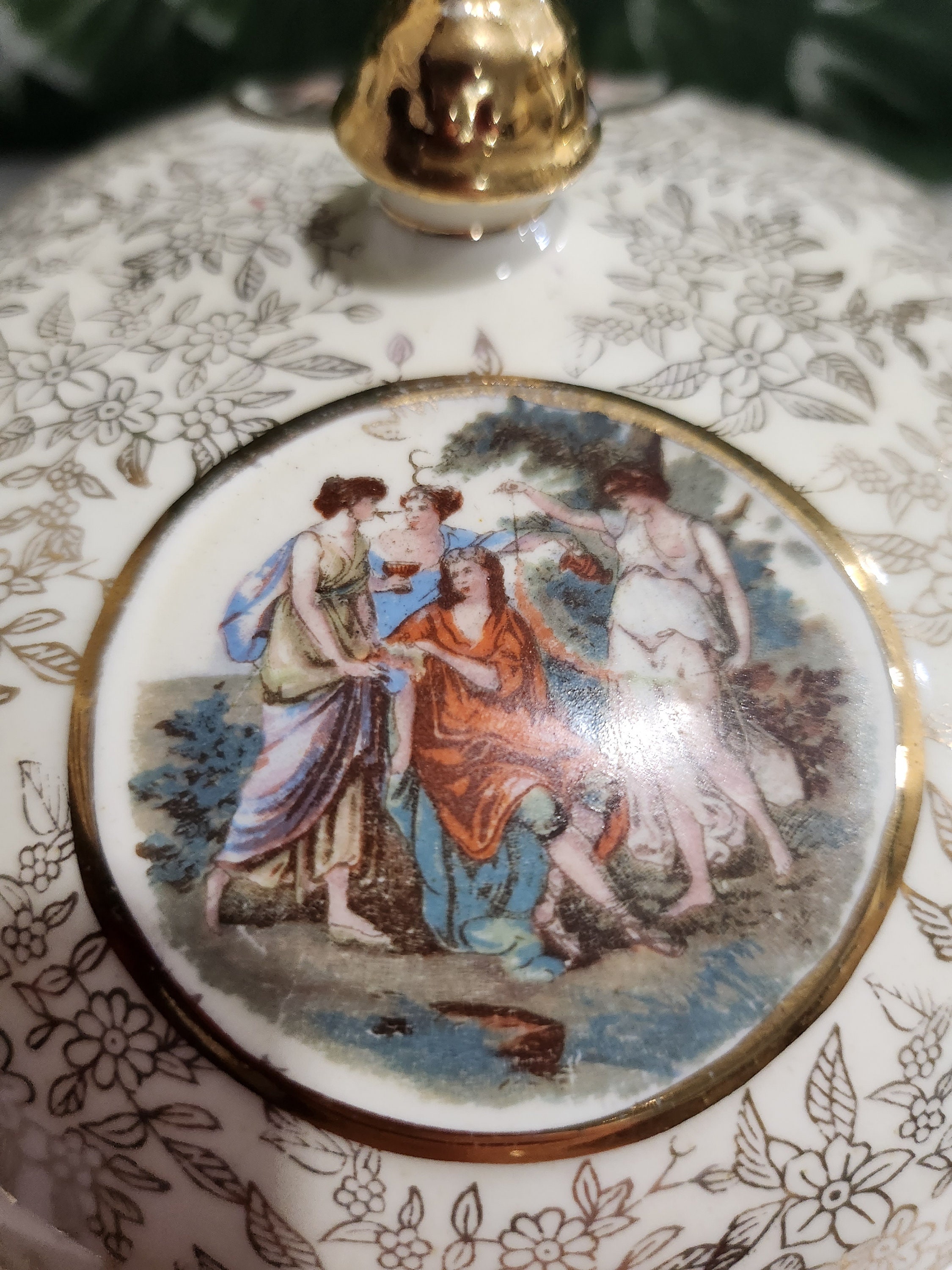Vintage Empire Ware England Shelton Porcelain Gold Trim Dish - Etsy