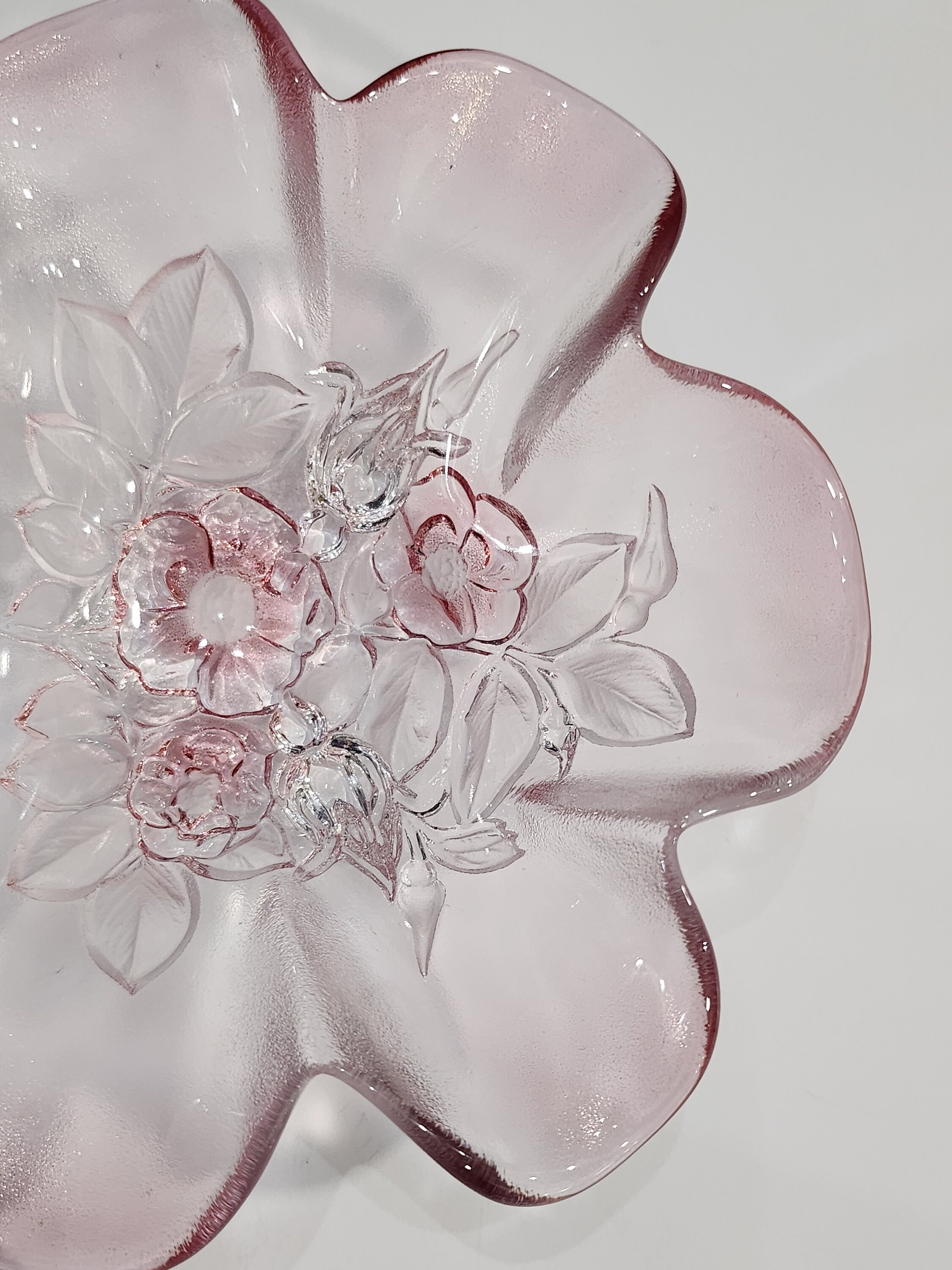Vintage Mikasa Rosella Ruffle Pink Floral Double Sided Serving Bowl - Etsy