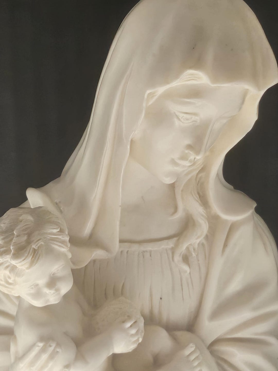 A. Santini Mother and Child Classic Art Sculpture Statue Sign by Artist ...