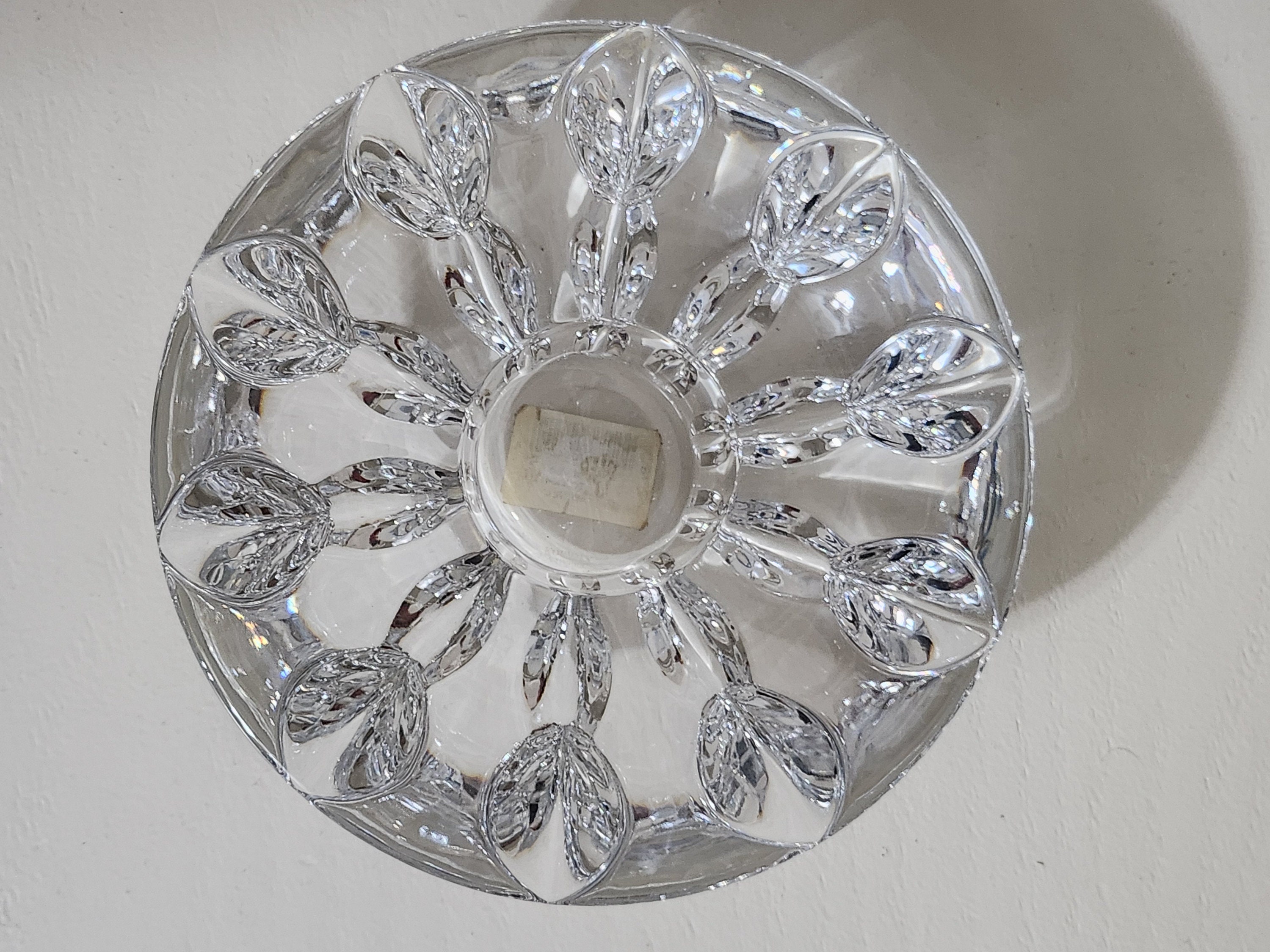 Late 20th Century Miller Rogaska Equinox Crystal Candle Holder - Etsy