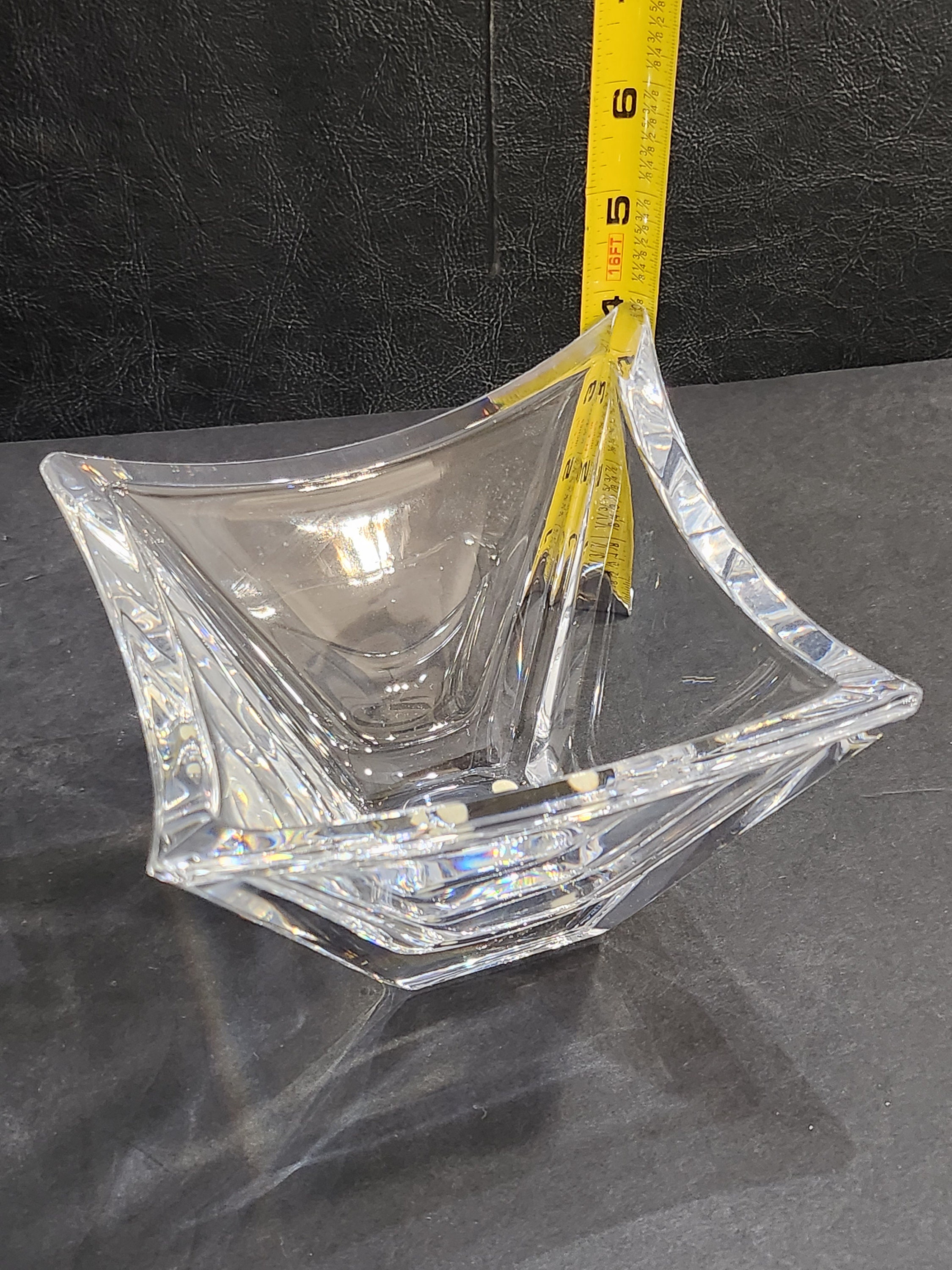 Orrefors Polani's Small Crystal Bowl With Signature - Etsy