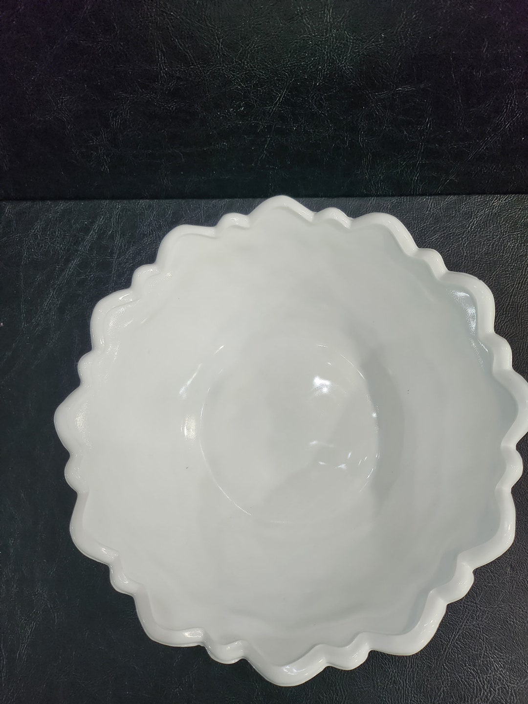 Vintage Indiana Glass Wild Rose Milk Glass Footed Bowl - Etsy