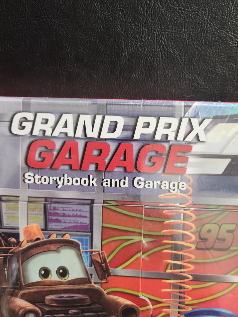 Cars 2 Grand Prix Garage Storybook and Playset NIB - Etsy