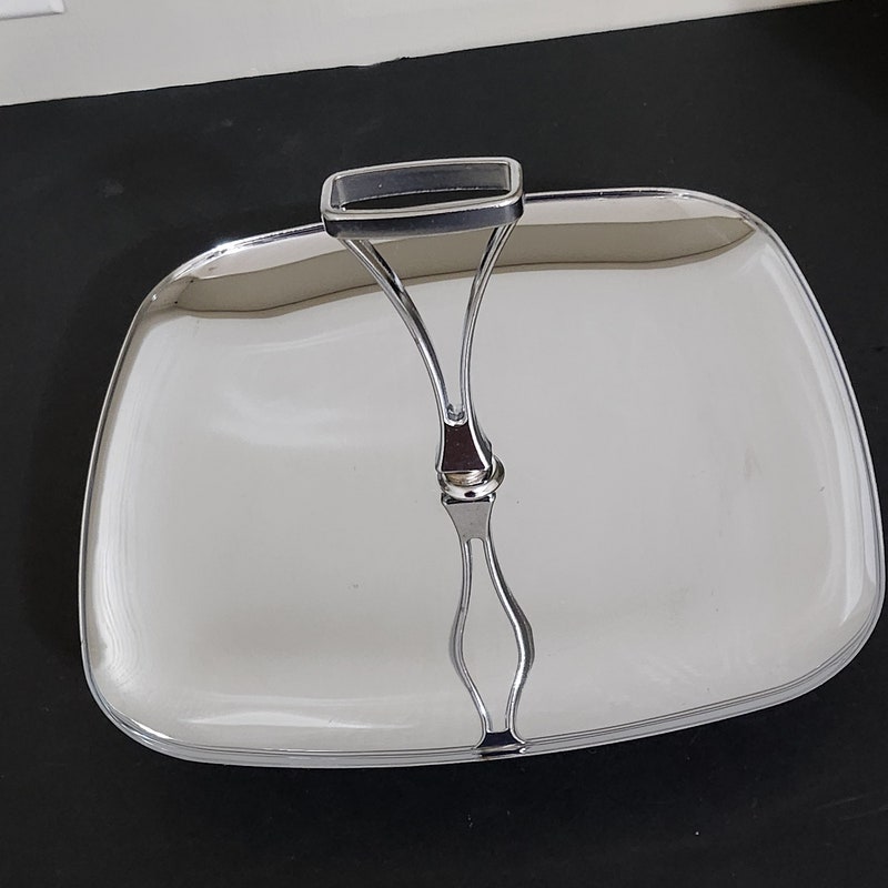 Chrome Silver Platter - Etsy