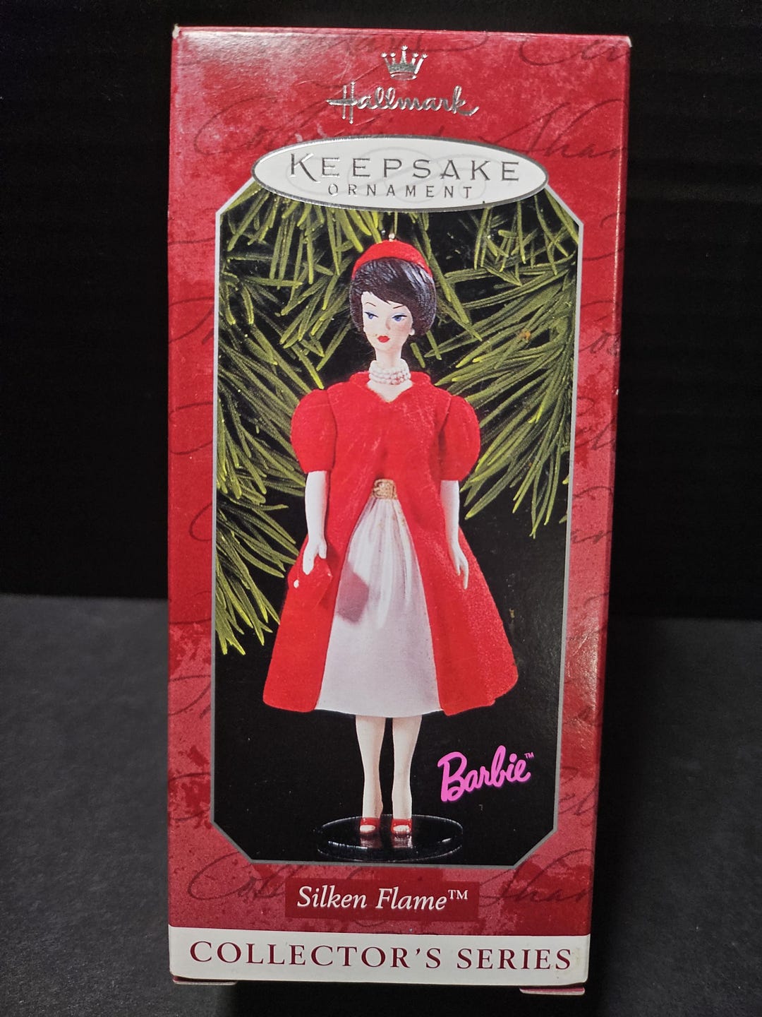 1998 Silken Flame Barbie Hallmark Keepsake Ornament Collector Series #5 ...