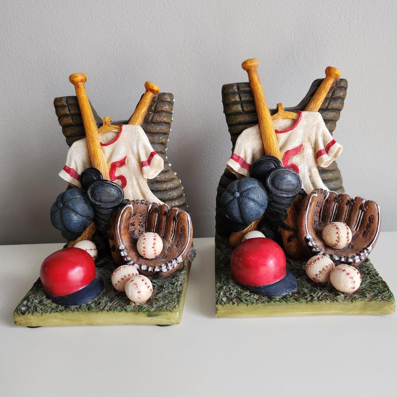 Baseball Bookends - Etsy