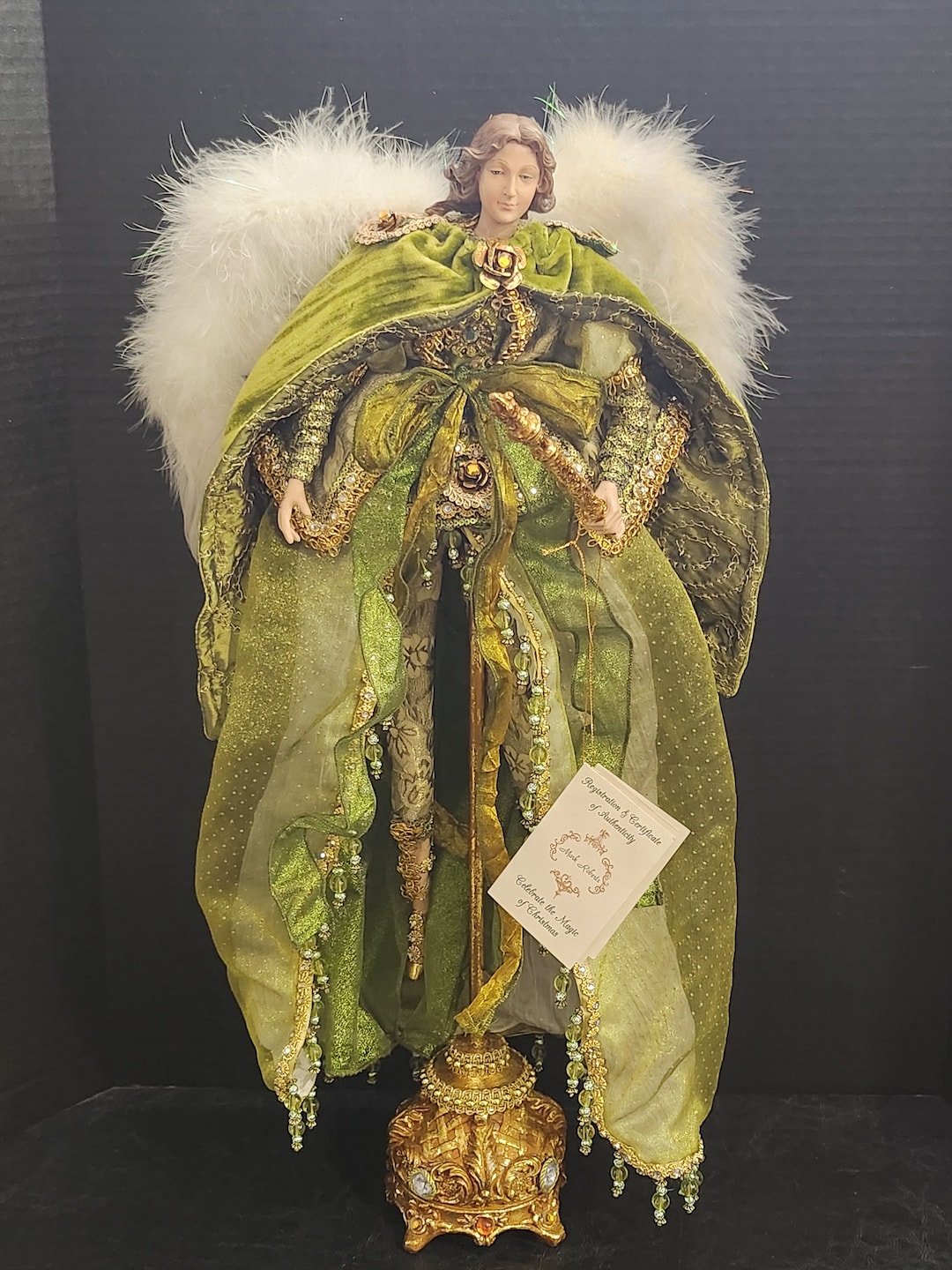 Mark Roberts Angel of Virtue 20/5,000 With Stand in Box Signed ...