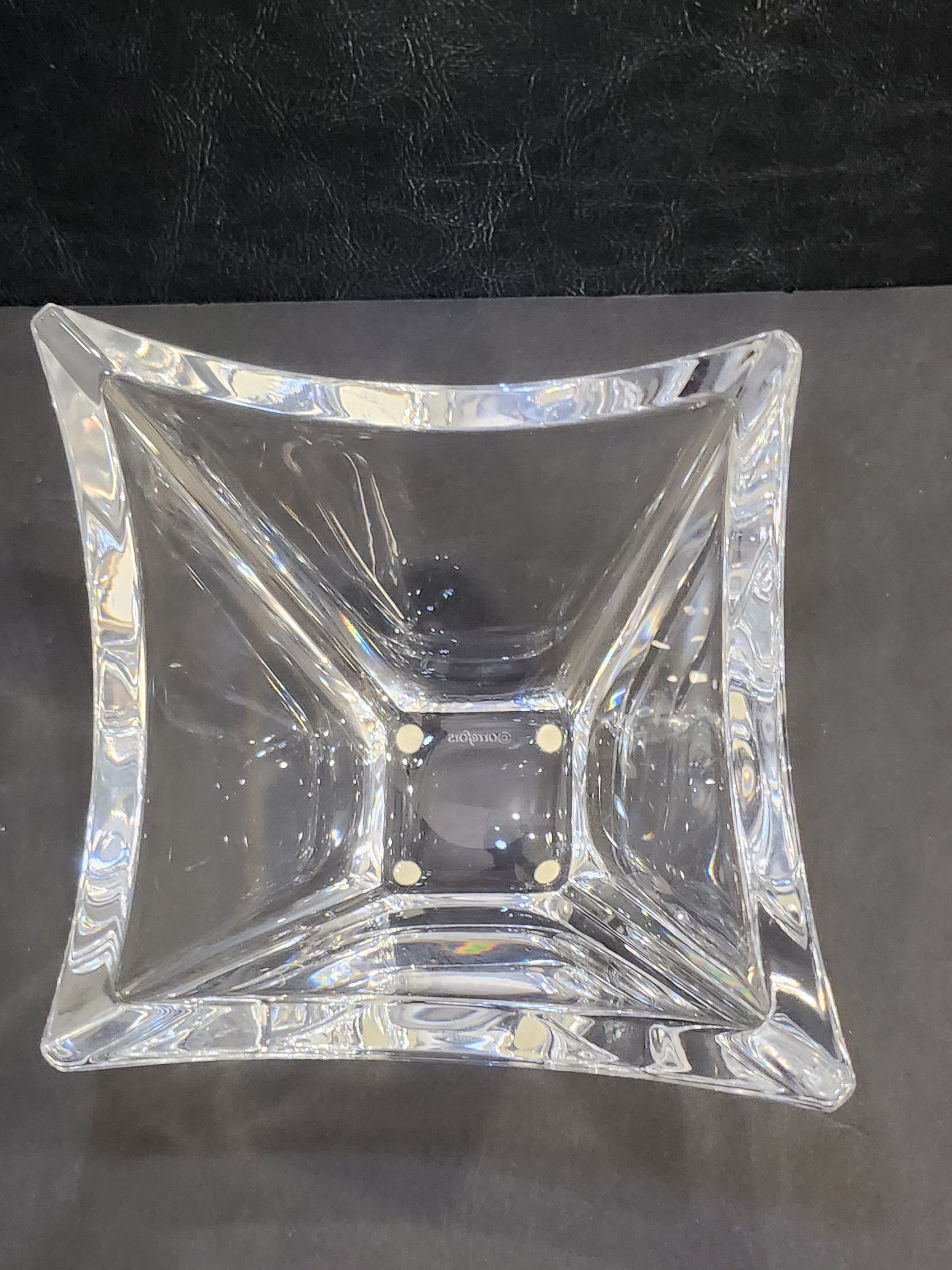 Orrefors Polani's Small Crystal Bowl With Signature - Etsy