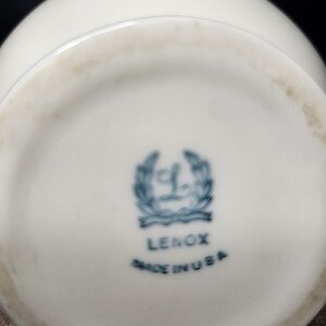 Vintage Lenox China Wheat Pattern 8" Vase Ivory Bulb 24 Karat Gold Trim ...