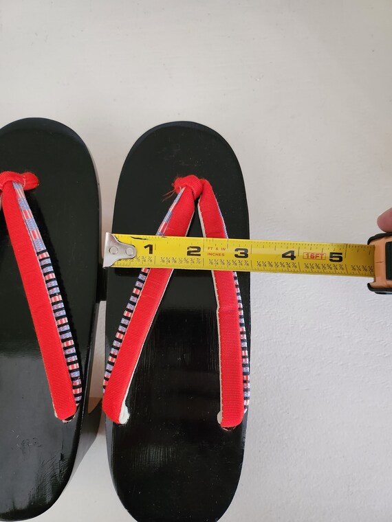 Vintage Okobo Traditional Japanese Wooden Sandals Fla… - Gem