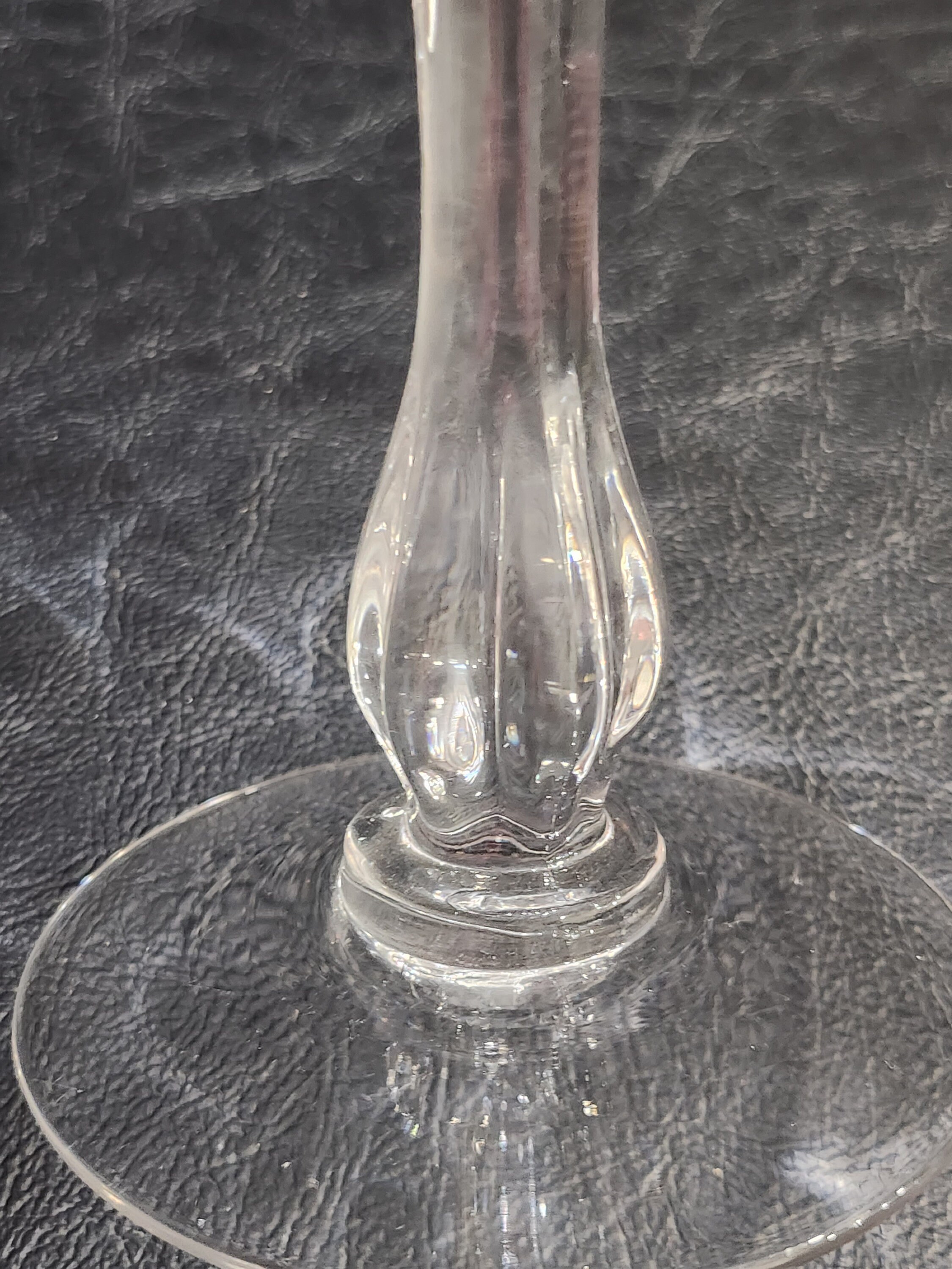 Duncan and Miller Clear Crystal Compote Canterbury With First Love ...