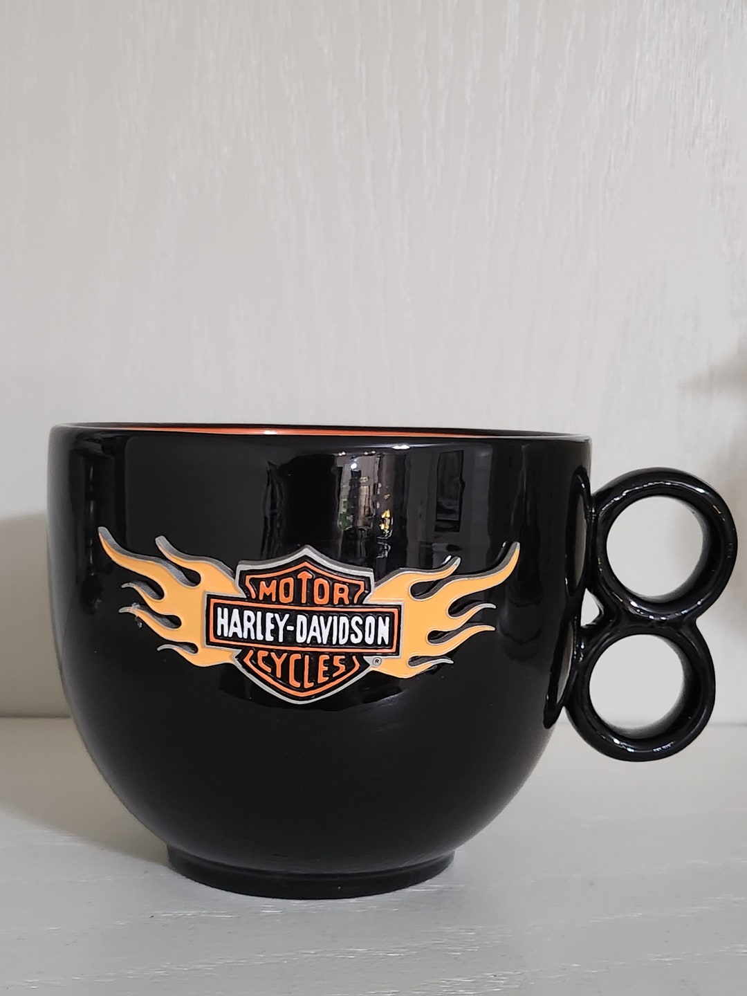 Harley Davidson Big Coffee Beverage Ceramic Mug - Etsy