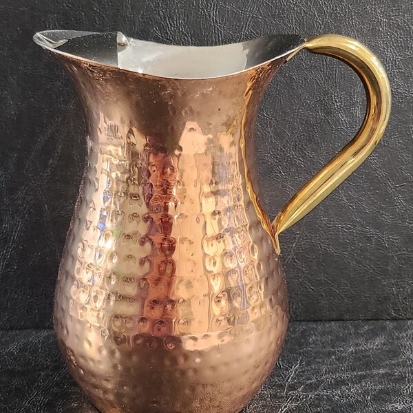 Copper Pitcher - Etsy