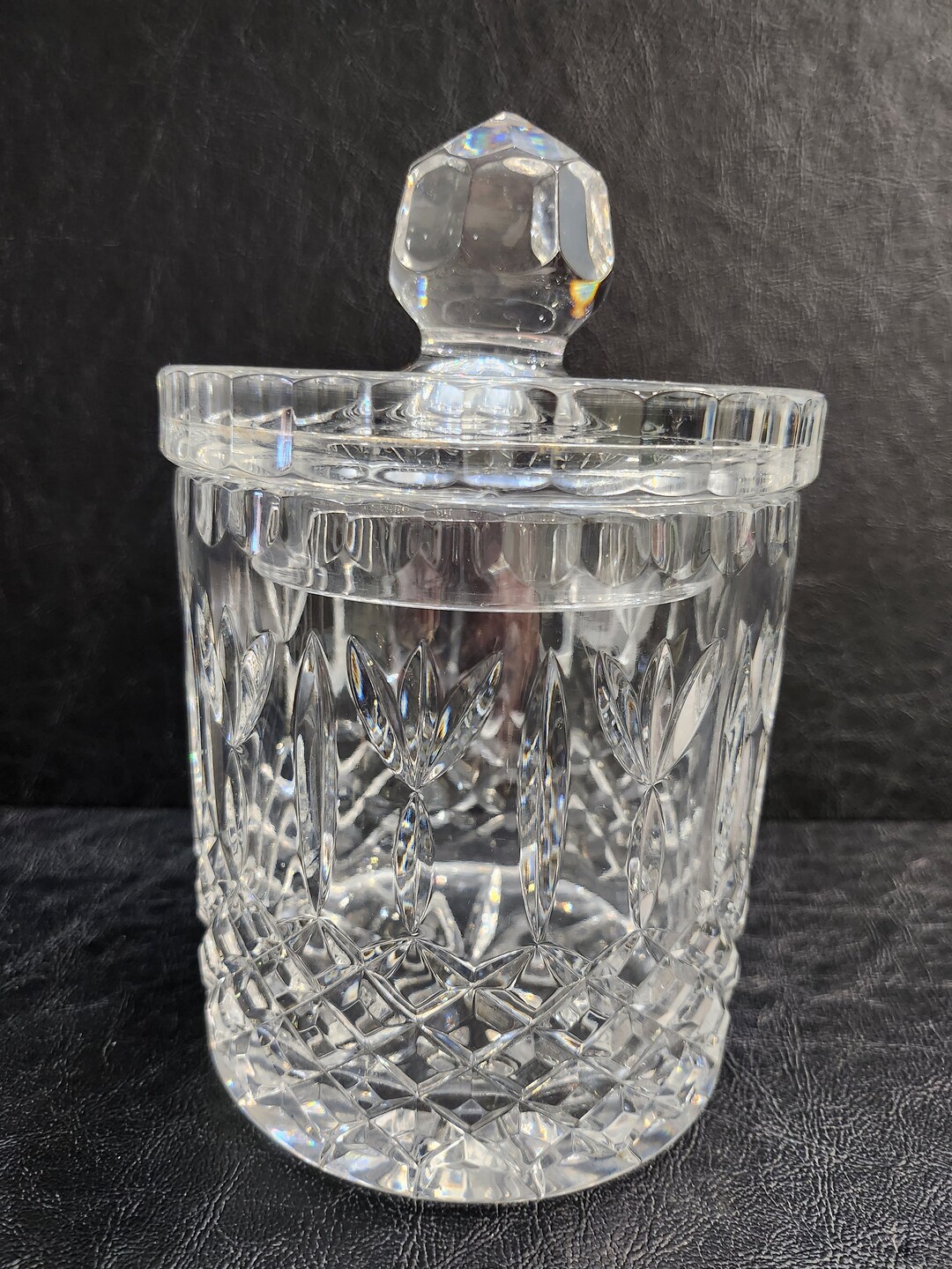Barski Handmade Crystal Cookie Jar: Hand Cut Candy Box, Dublin ...