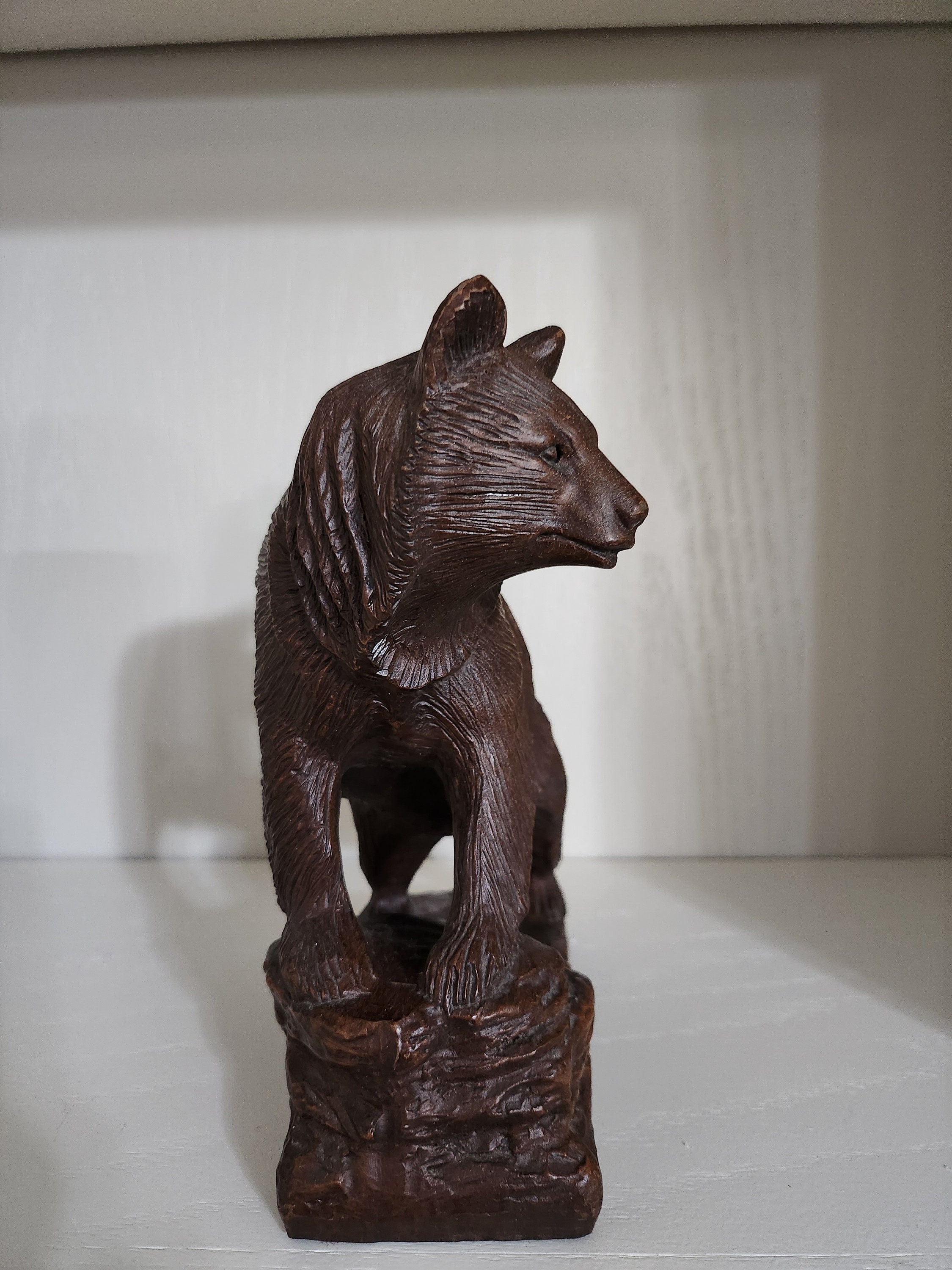 Vintage Brown Bear Figurine Sculpture, Red Mill Manufacturing, USA - Etsy
