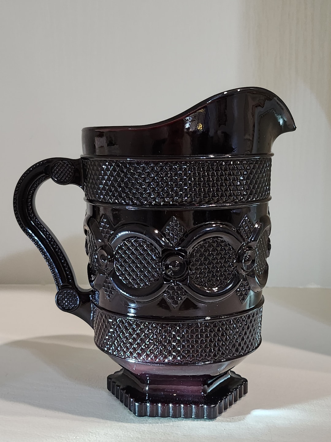 Avon 1876 Cape Cod Collection Vintage Ruby Red 46 Ounce Cut Glass ...