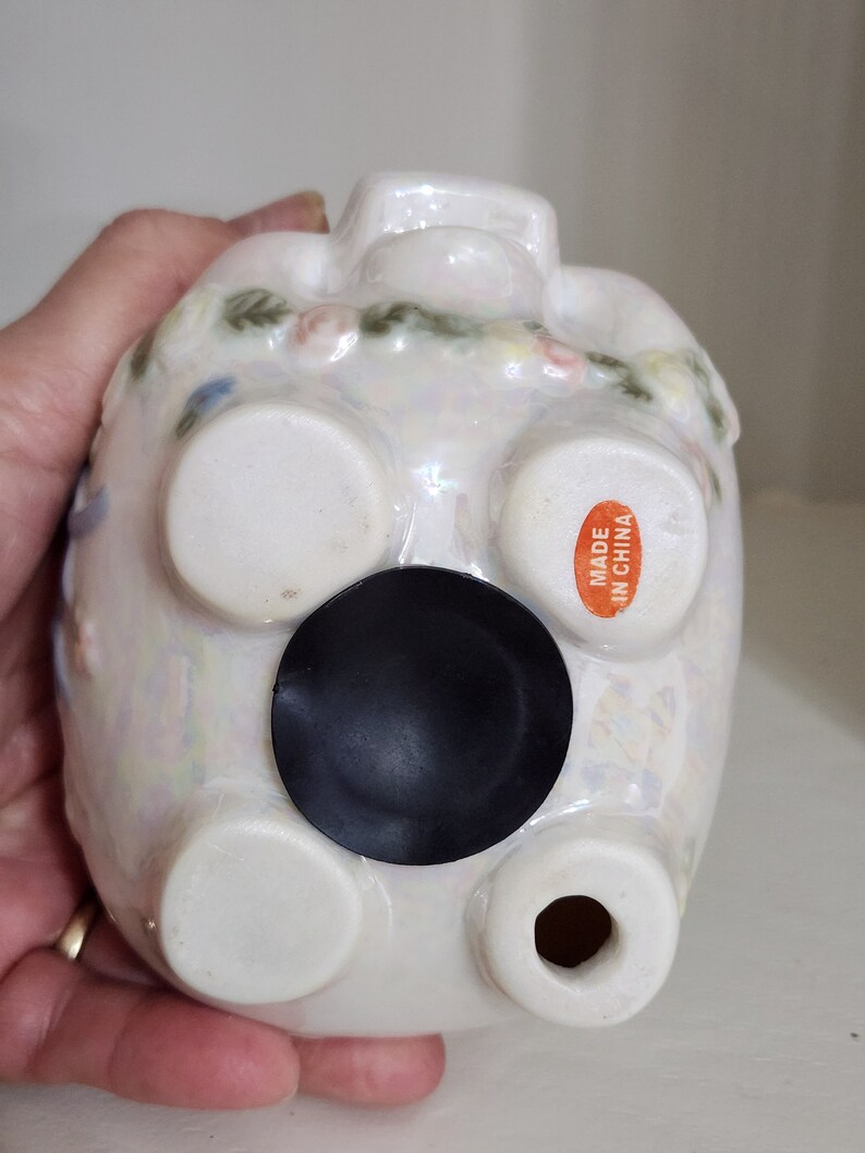 Iridescent Lefton Piggy Bank - Etsy