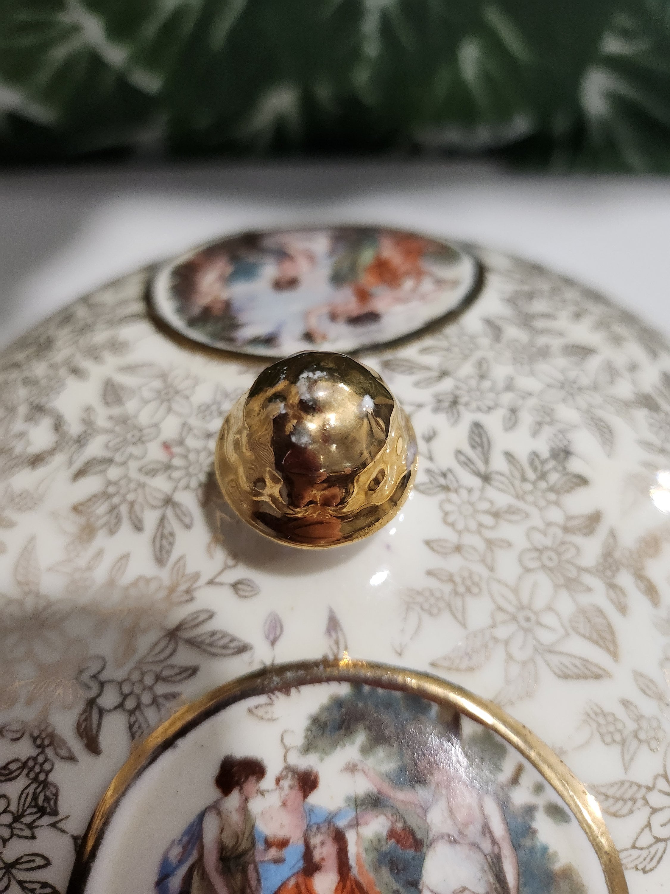 Vintage Empire Ware England Shelton Porcelain Gold Trim Dish - Etsy