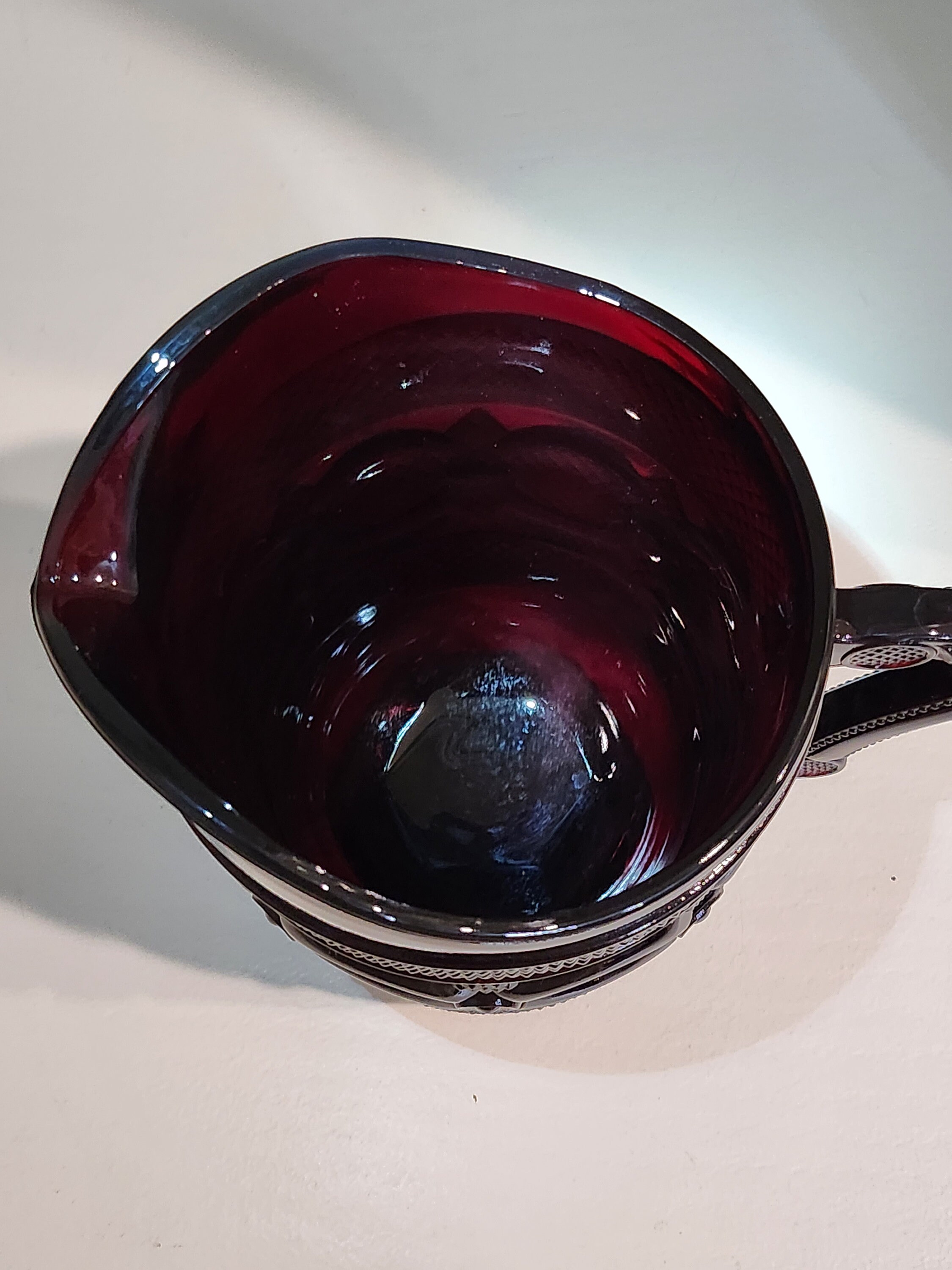 Avon 1876 Cape Cod Collection Vintage Ruby Red 46 Ounce Cut - Etsy