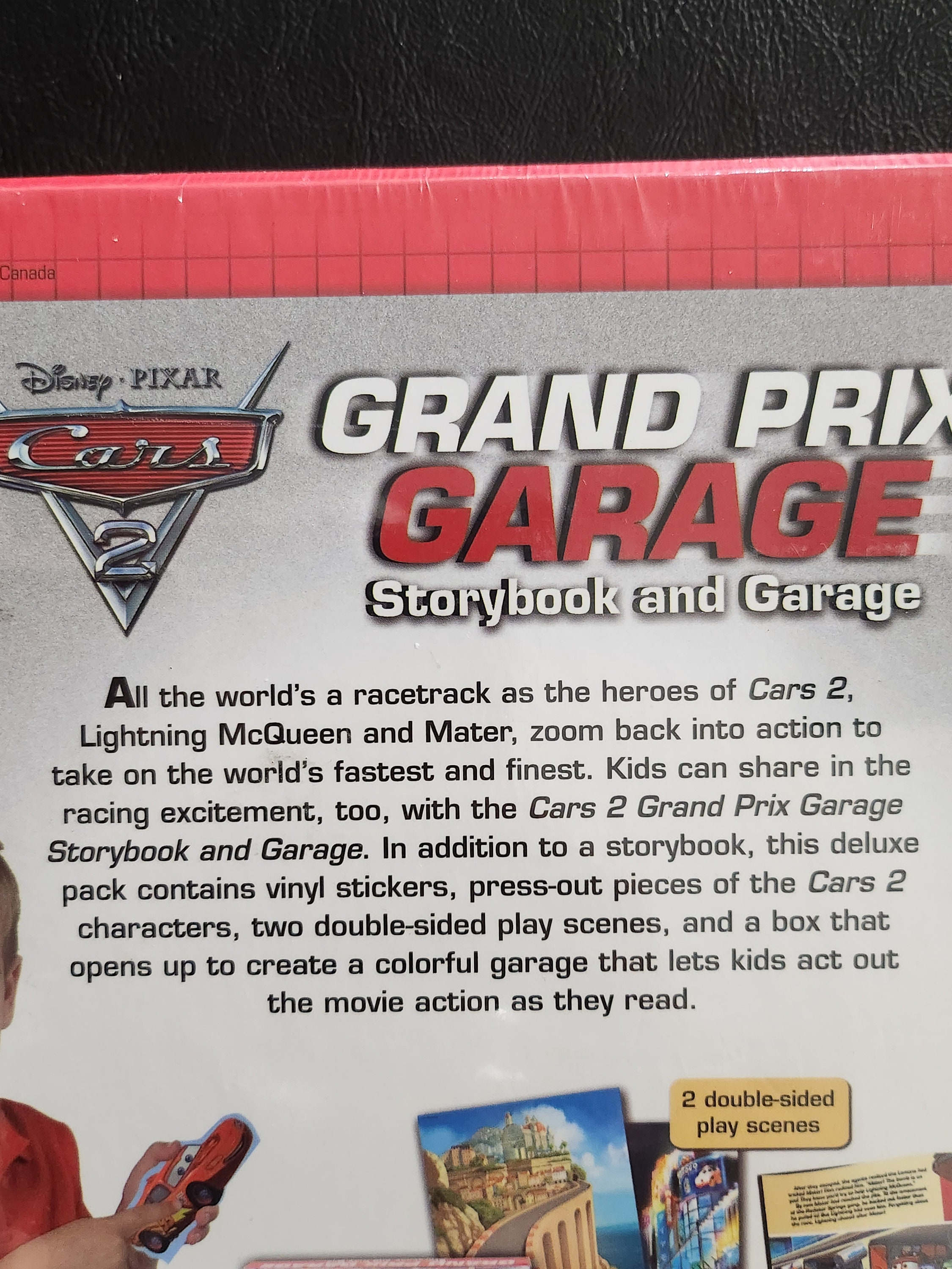 Cars 2 Grand Prix Garage Storybook and Playset NIB - Etsy