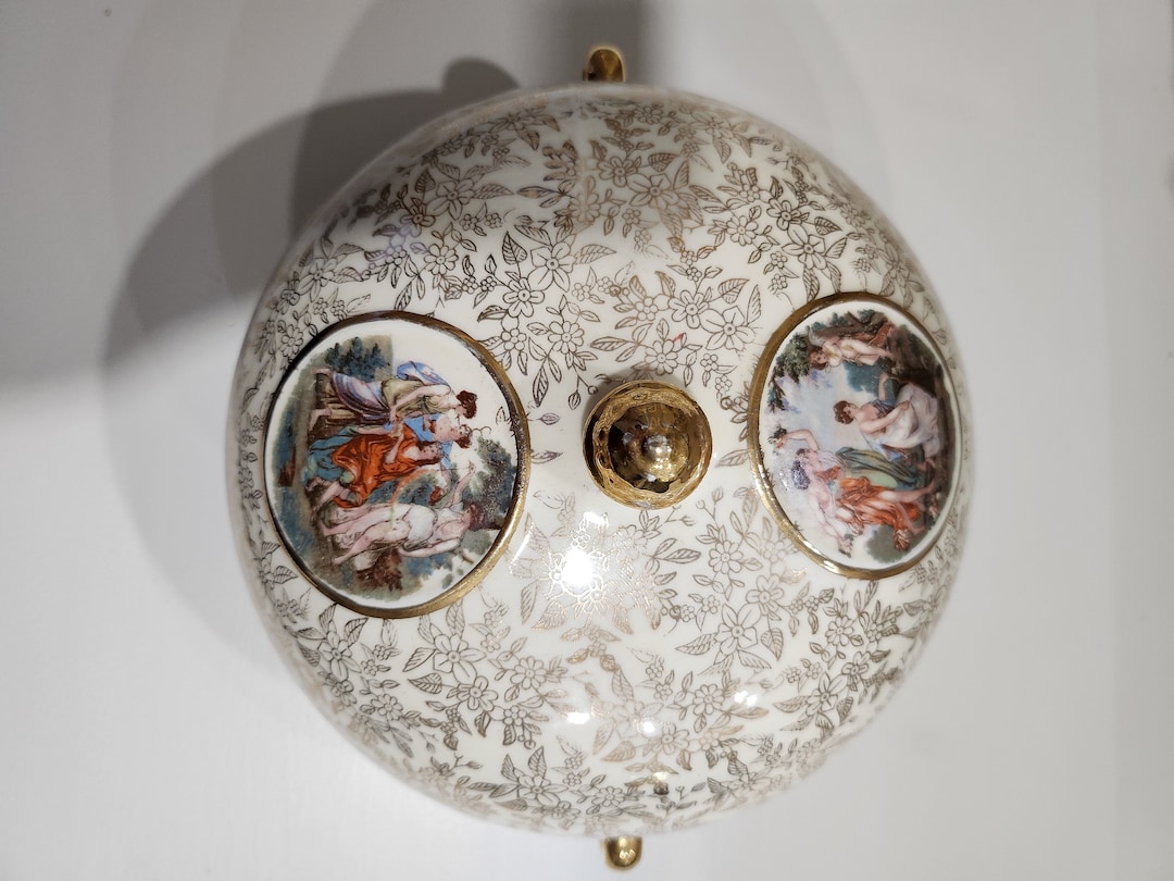 Vintage Empire Ware England Shelton Porcelain Gold Trim Dish - Etsy