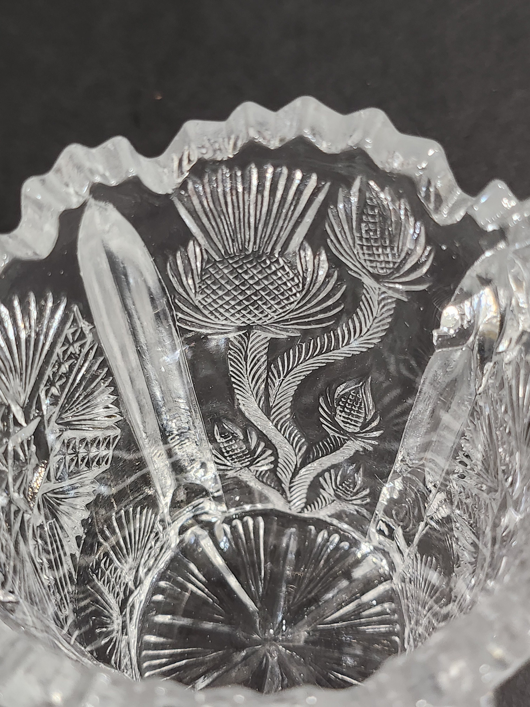 LG Wright Reproduction of Higbee Delta. Canadian Thistle/paneled ...