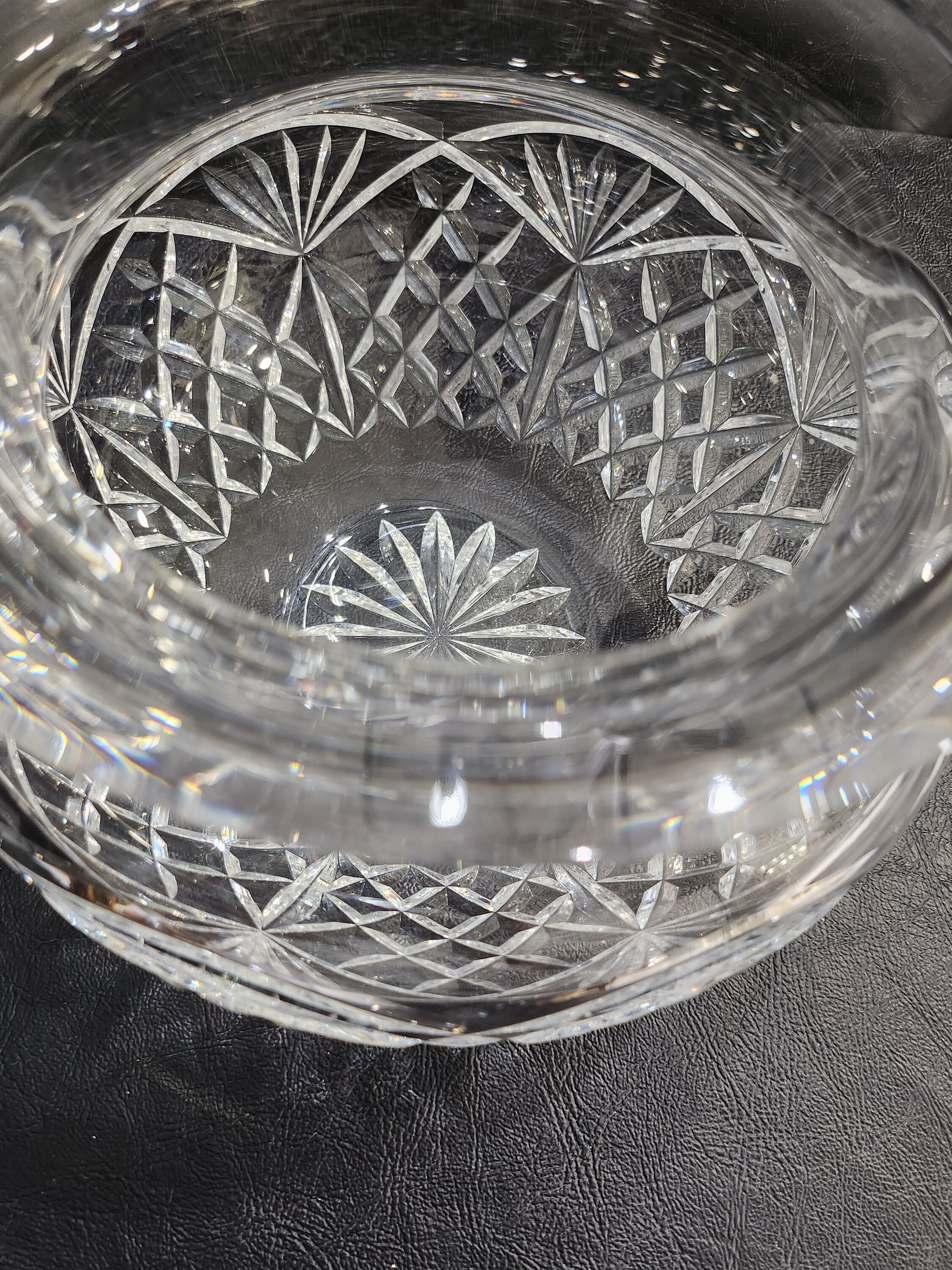 Waterford Crystal Cassel 8 Inch Crisscross and Fan Cut Bowl. Marked - Etsy