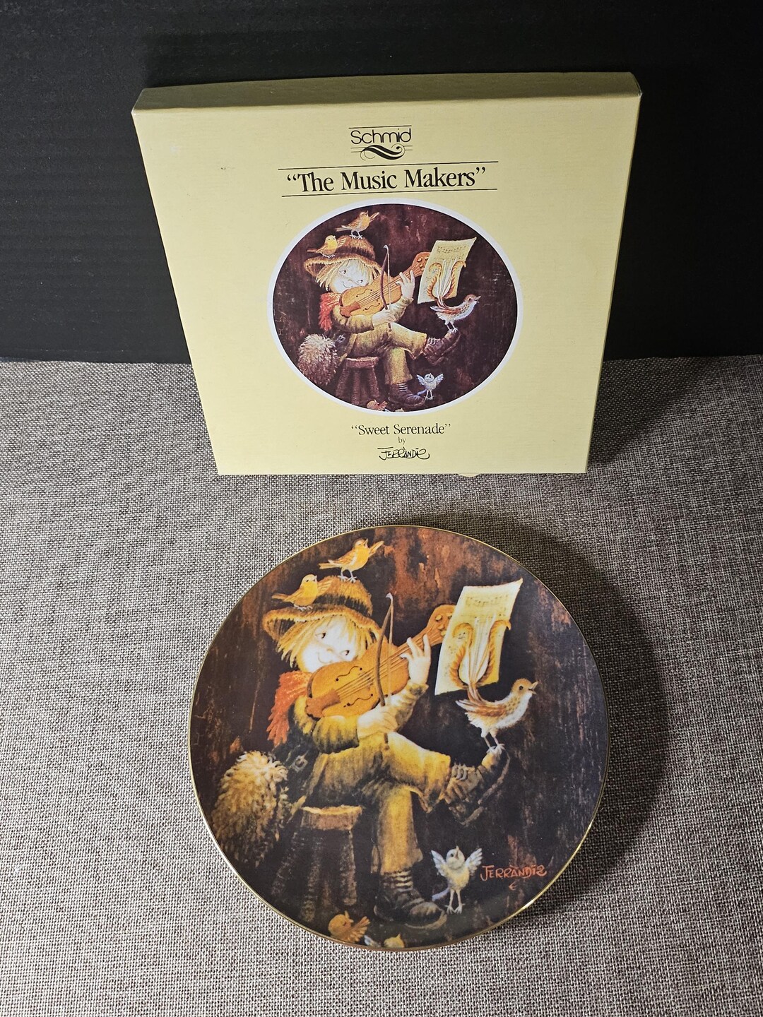 Schmid the Music Maker-sweet Serenade by Juan Ferrandiz Plate 1981-1982 ...