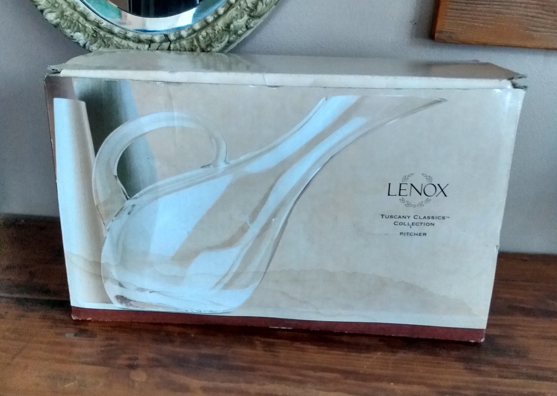 Lenox Crystal Glass Pitcher Tuscany Classics Collection 58 Oz. - Etsy
